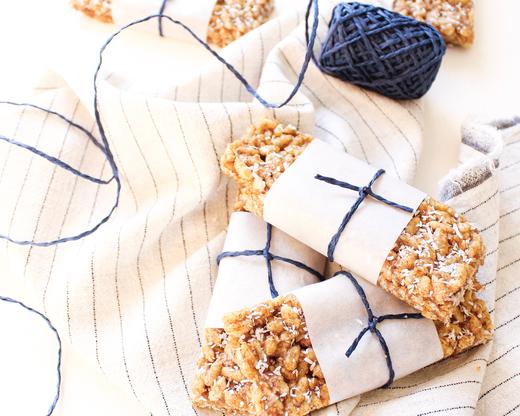 Carob Crackle Bars - The Carob Kitchen