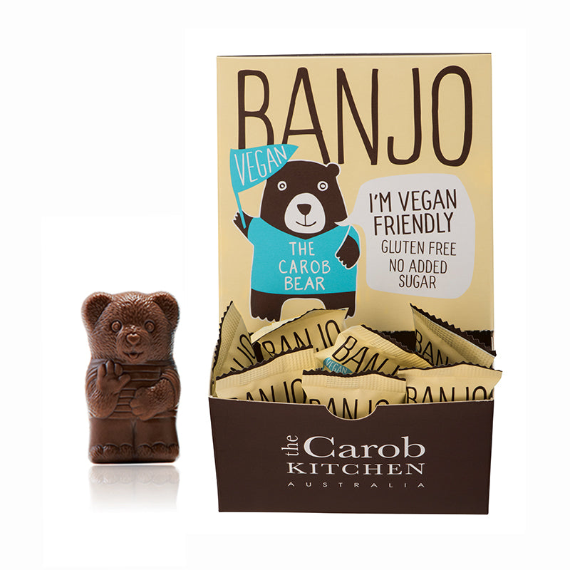 Banjo The Vegan Carob Bear | 50 Bear Carton - The Carob Kitchen
